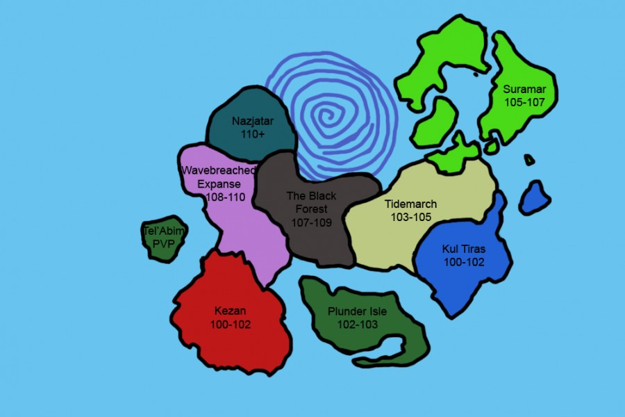 Age of Azshara: Zone Outline (Fan Expansion Concept, part 2) | Blizzplanet