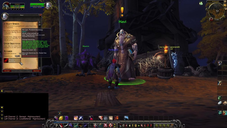 A Heavy Burden | Stormheim Quests | Blizzplanet