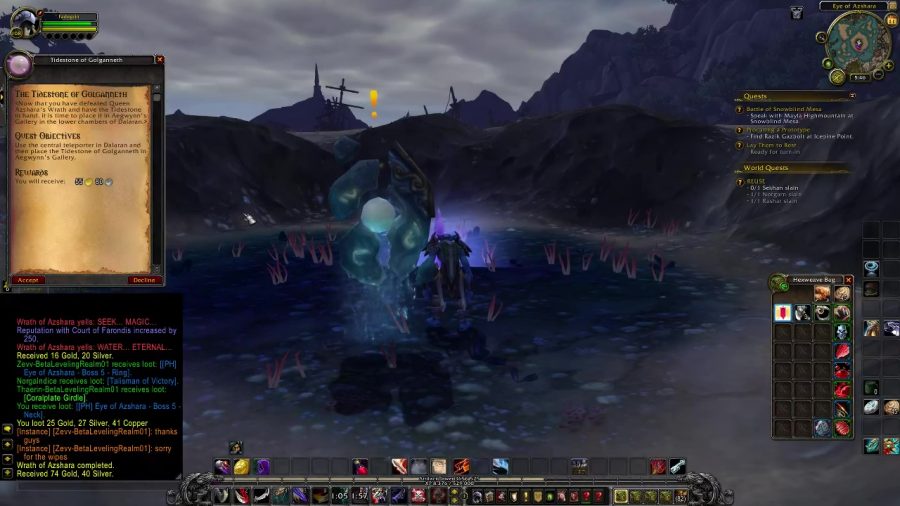 The Tidestone of Golganneth | Azsuna | Blizzplanet