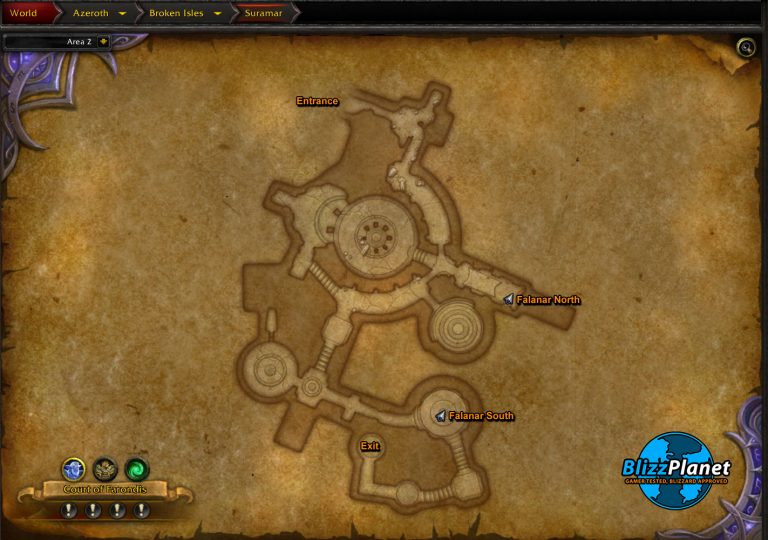 Legion Guide: Suramar Leyline Map | Blizzplanet