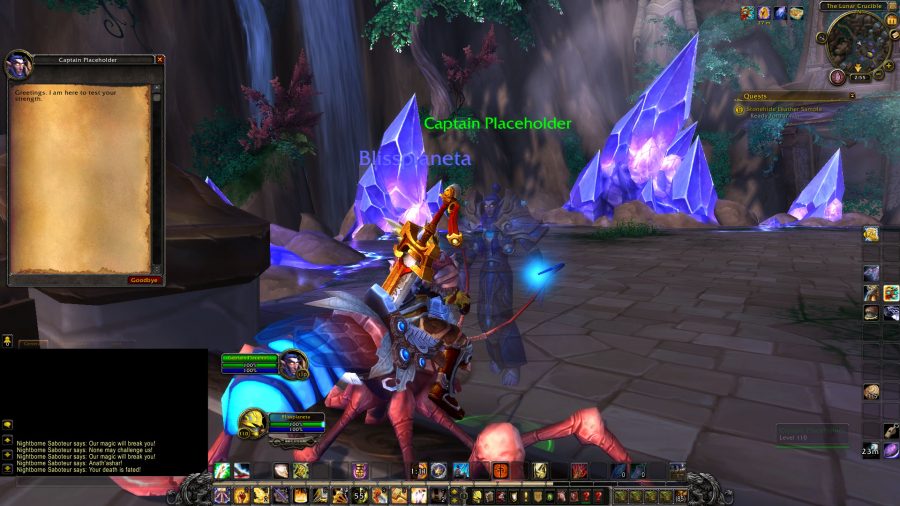 Captain Placeholder at Moon Guard Stronghold | Blizzplanet