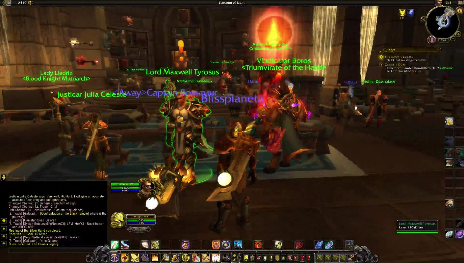 The Scion’s Legacy | Turalyon Questline | Blizzplanet