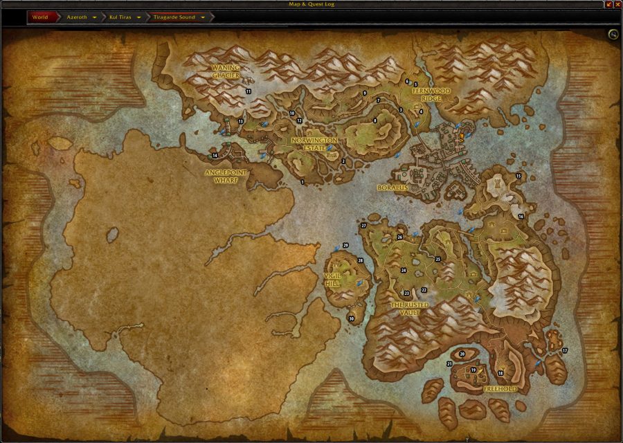 Rare Elite Maps | World of Warcraft: Battle for Azeroth | Blizzplanet