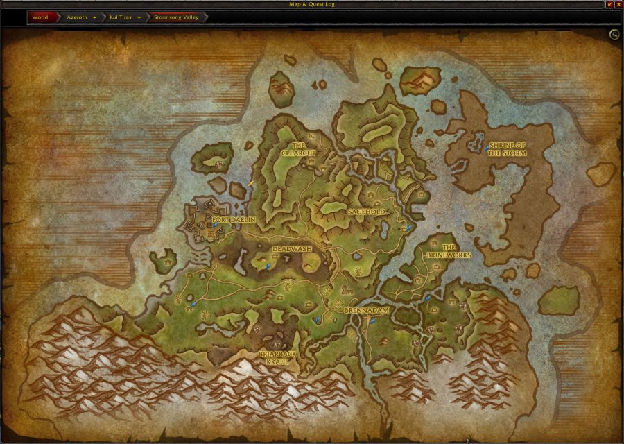 Battle for Azeroth Maps | Blizzplanet