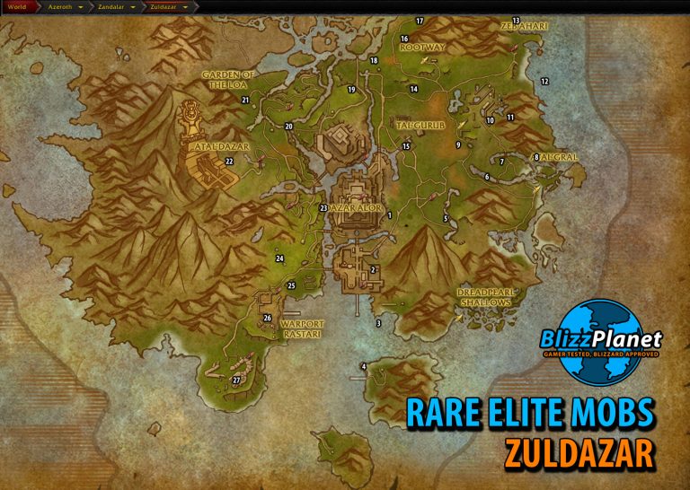 Rare Elite Maps | World of Warcraft: Battle for Azeroth | Blizzplanet
