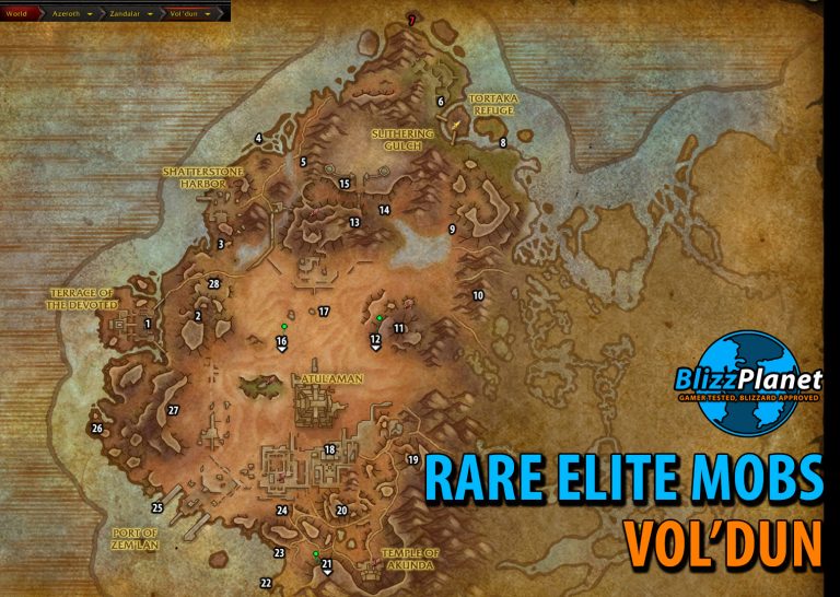 Rare Elite Maps | World of Warcraft: Battle for Azeroth | Blizzplanet